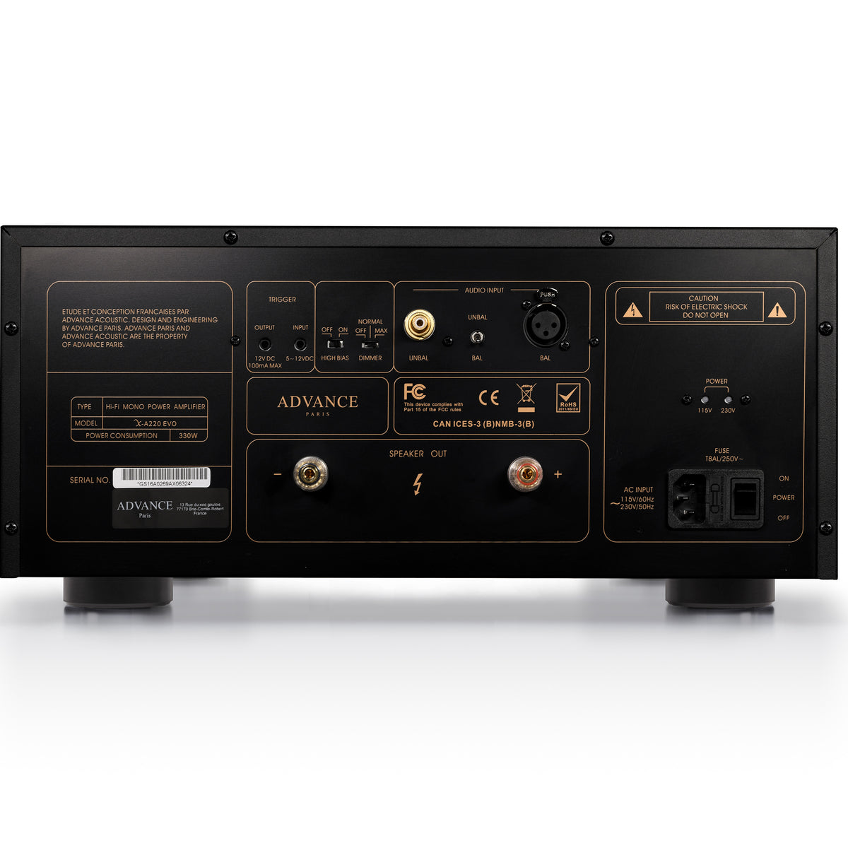 Advance Paris X-A220 Evo Power Amplifier – Suncoast Audio Direct